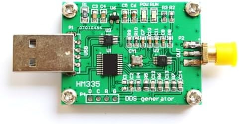 USB DDS Function Signal Generator 1Hz~10MHz Sine Wave Triangular Wave ...