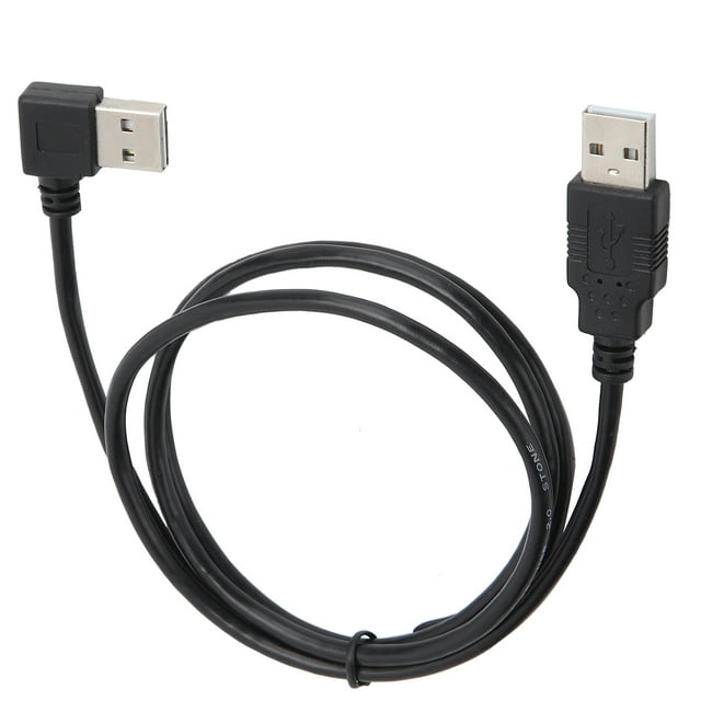 USB Data Cable Elbow to Straight Male Connector Conversion Hard Disk ...