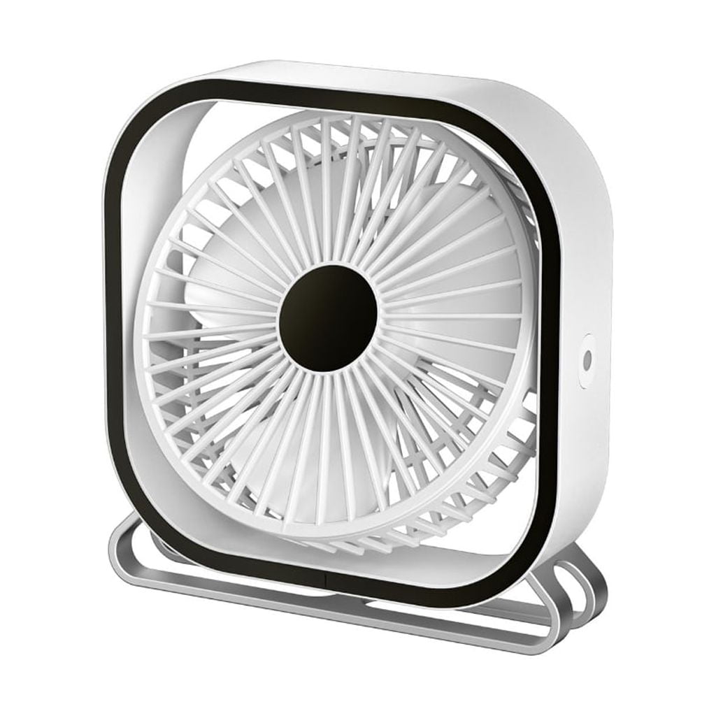 USB Desk Fan 3 Speeds Quiet Portable Fan Cooling Small Fan Rotatable ...
