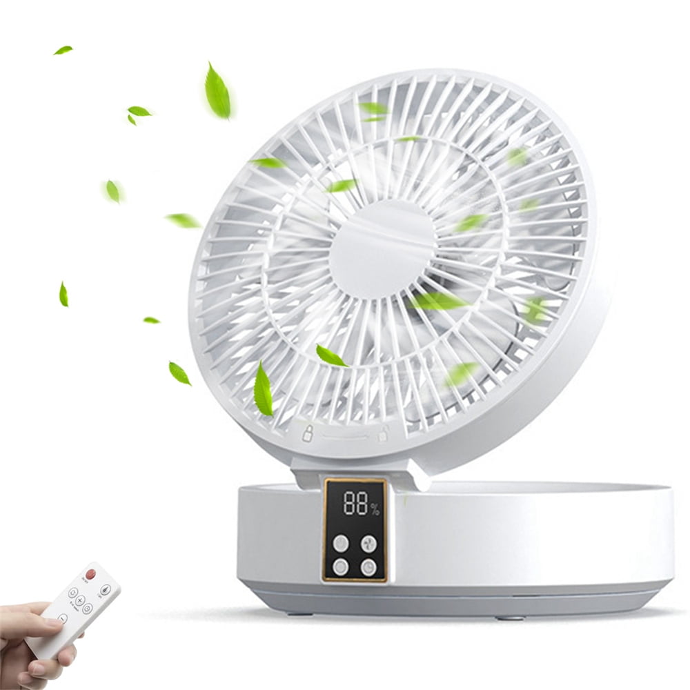 USB Desk Fan - Small Personal Desktop Table Fan with Remote Control ...