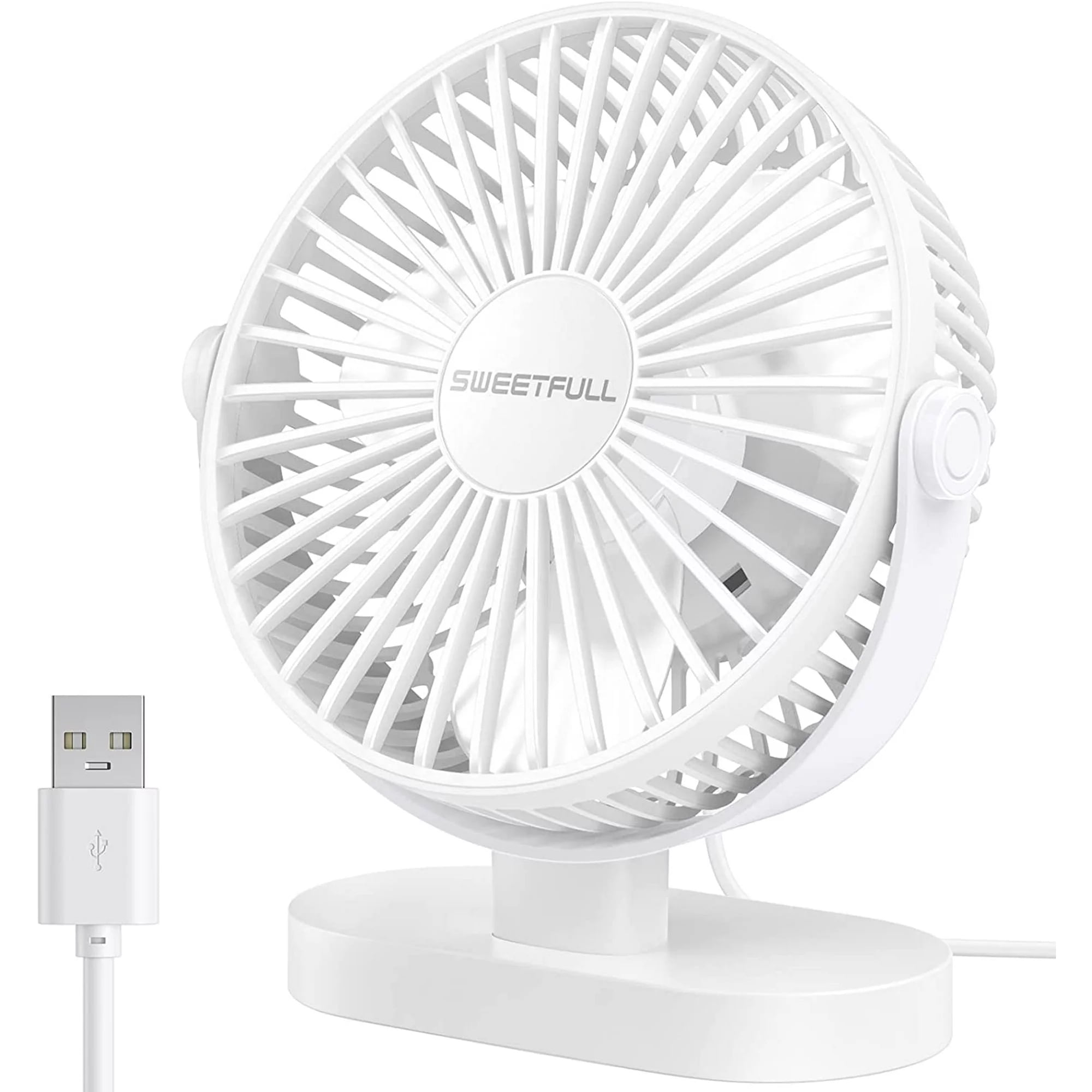 USB Desk Fans for Home Office Car Outdoor Travel Desktop Fan Mini ...