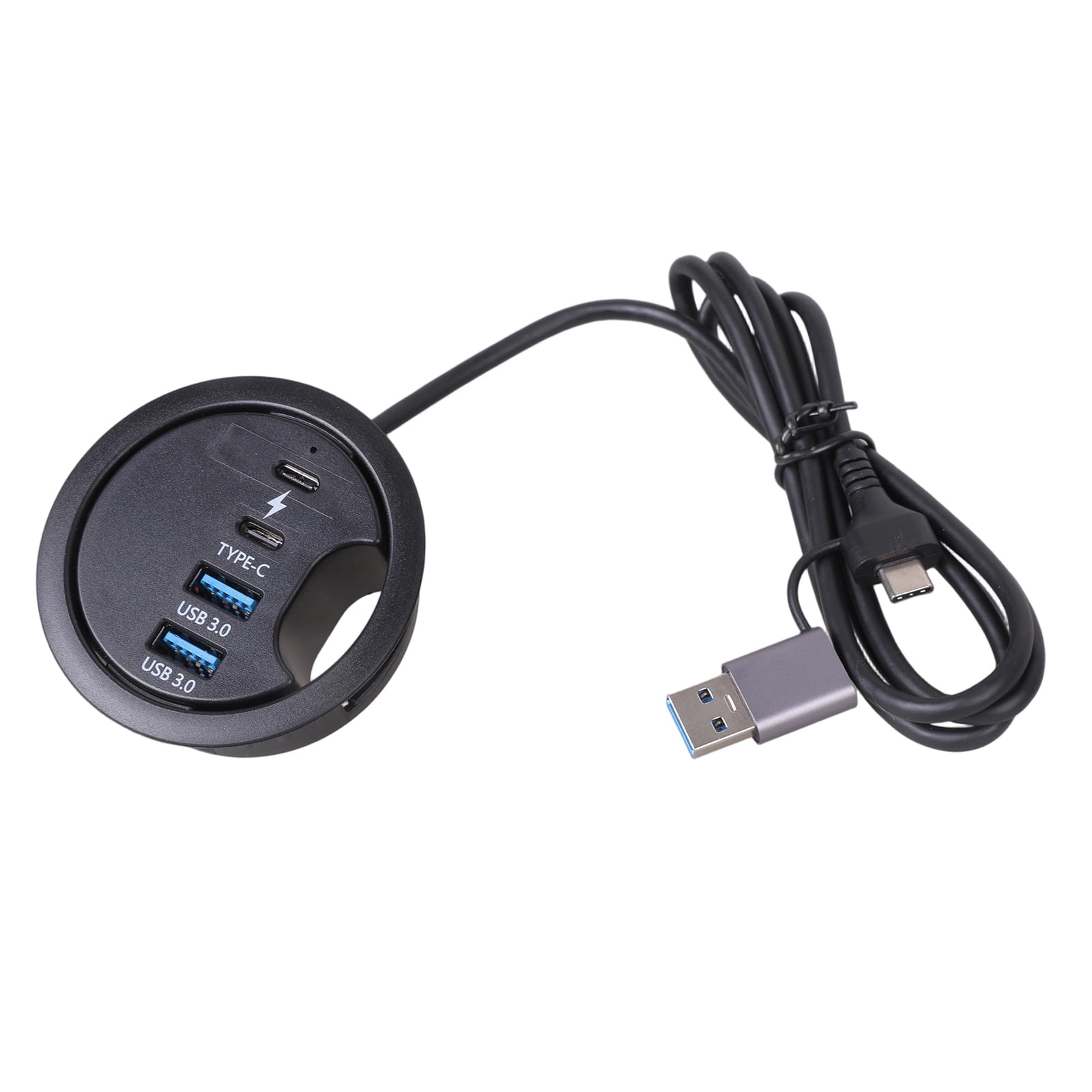 USB Desk Grommet Hole USB Mounting Desktop Grommet Hole Desktop Cable ...