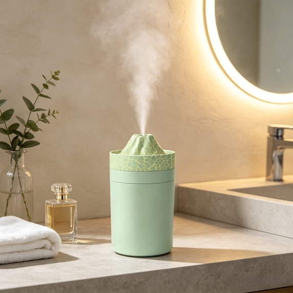 USB Desk Mist Diffuser, Tabletop Aroma Humidifier for Office Bedroom ...
