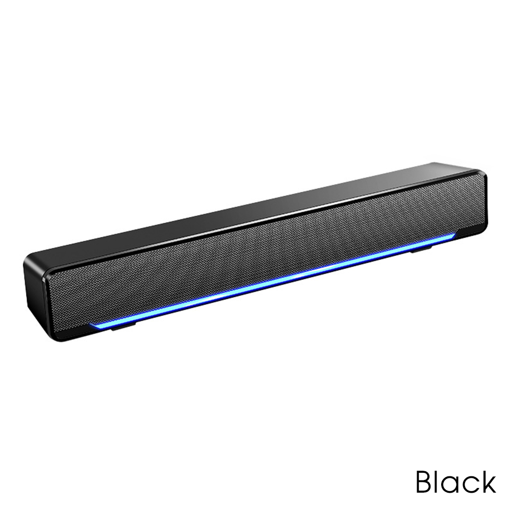USB Desktop Soundbar Computer Speaker 3W Home Subwoofer with 3.5mm ...