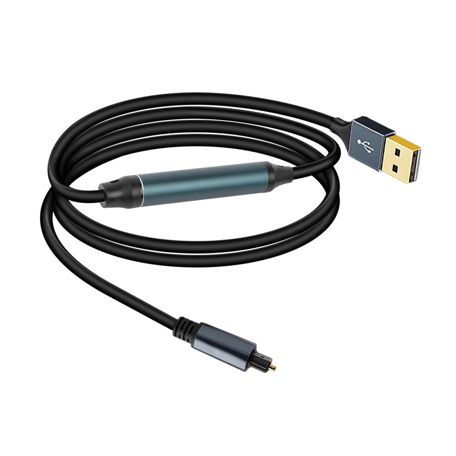 USB Digital Fiber Optical Analog Sound Cable SPDIF Digital Converter ...