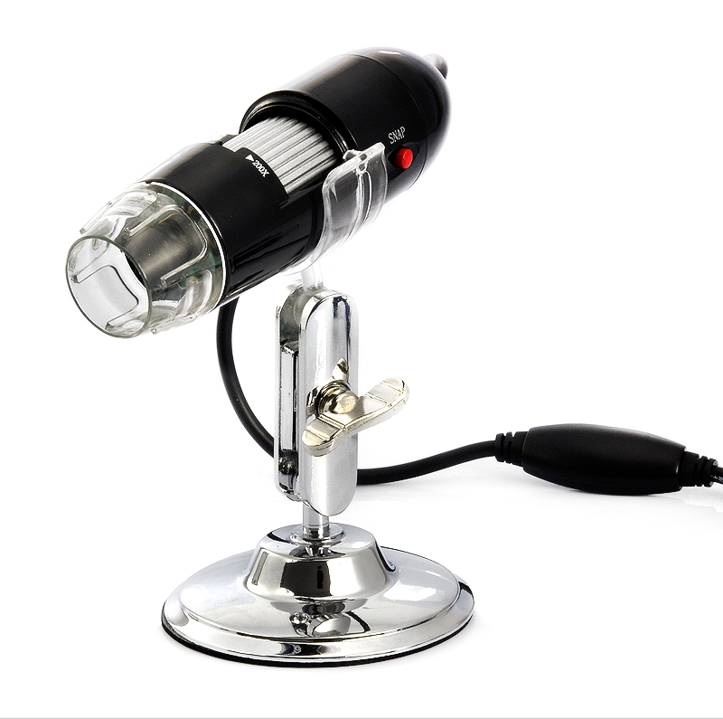 USB Digital Microscope (200x Zoom, 640x480, 4 LEDs) - Walmart.com