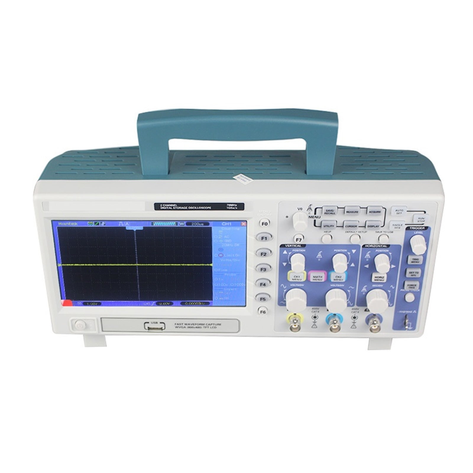 USB Digital Storage Oscilloscope Handheld Oscilloscope 2 Channel 100MHz ...