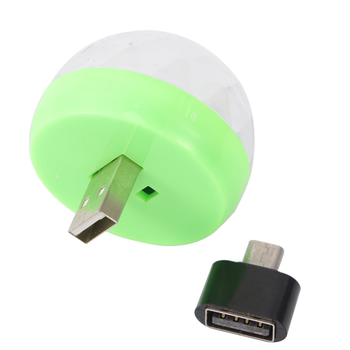 USB Disco Ball for Phone Mini Party Light Bulb Crystal Telephone Camper ...