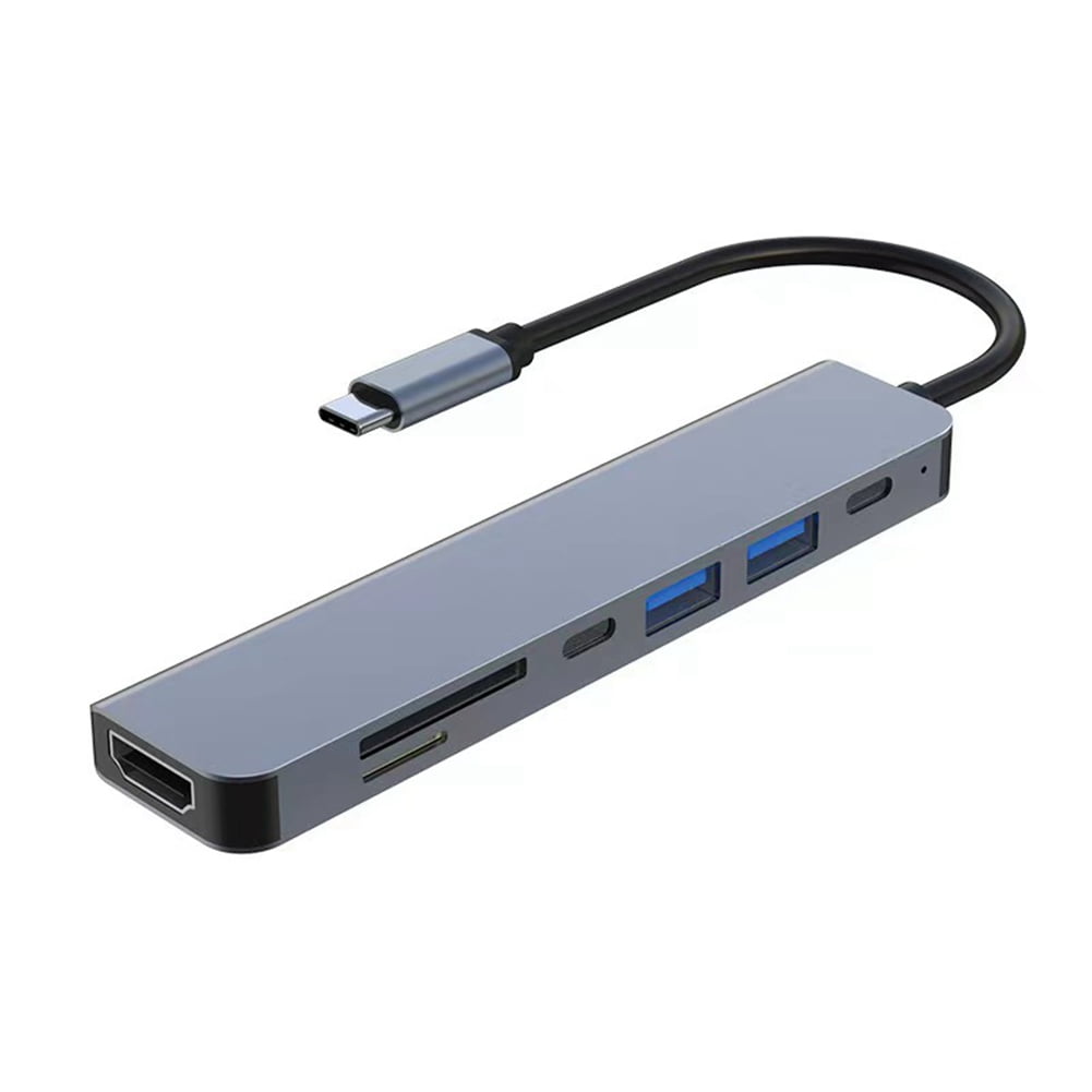 USB Docking Station , Hub, with PD100W, SD/TF, -Compatible, 4 USB Multi ...