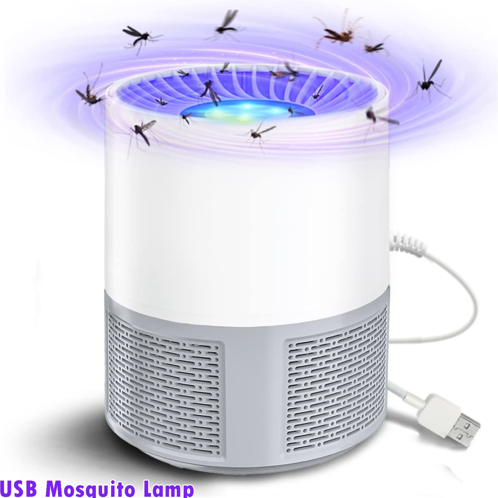 USB Electric Fly Trap, Mosquito Zapper Portable Camping Bug Zapper Fly ...