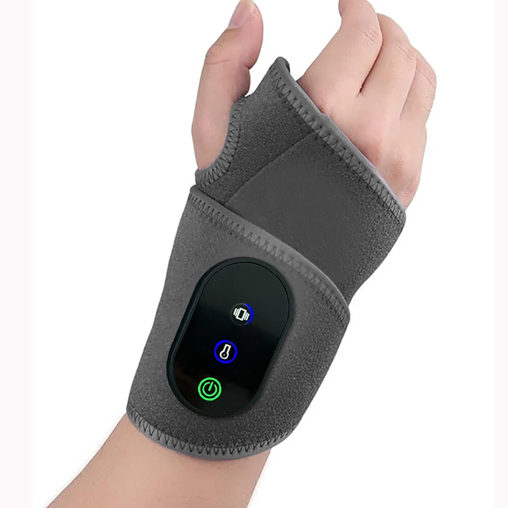 USB Electric Heated Wrist Massage Joint Vibration Relaxation Pain ...