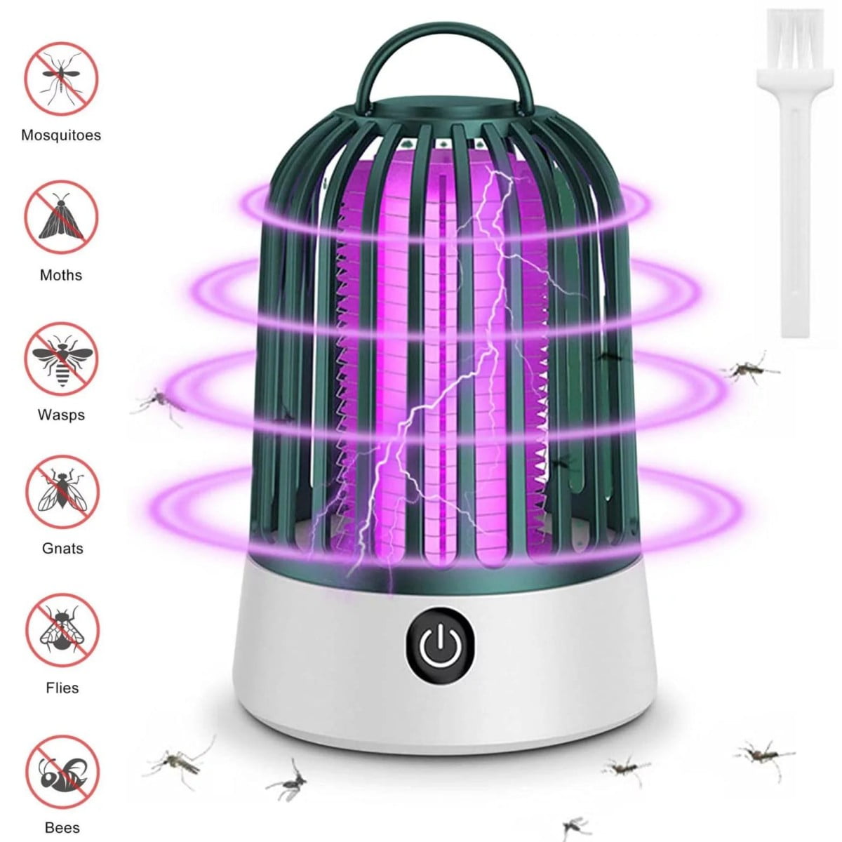 USB Electric Mosquito Killer Rechargeable Fly Insect Trap Mosquito Lamp ...