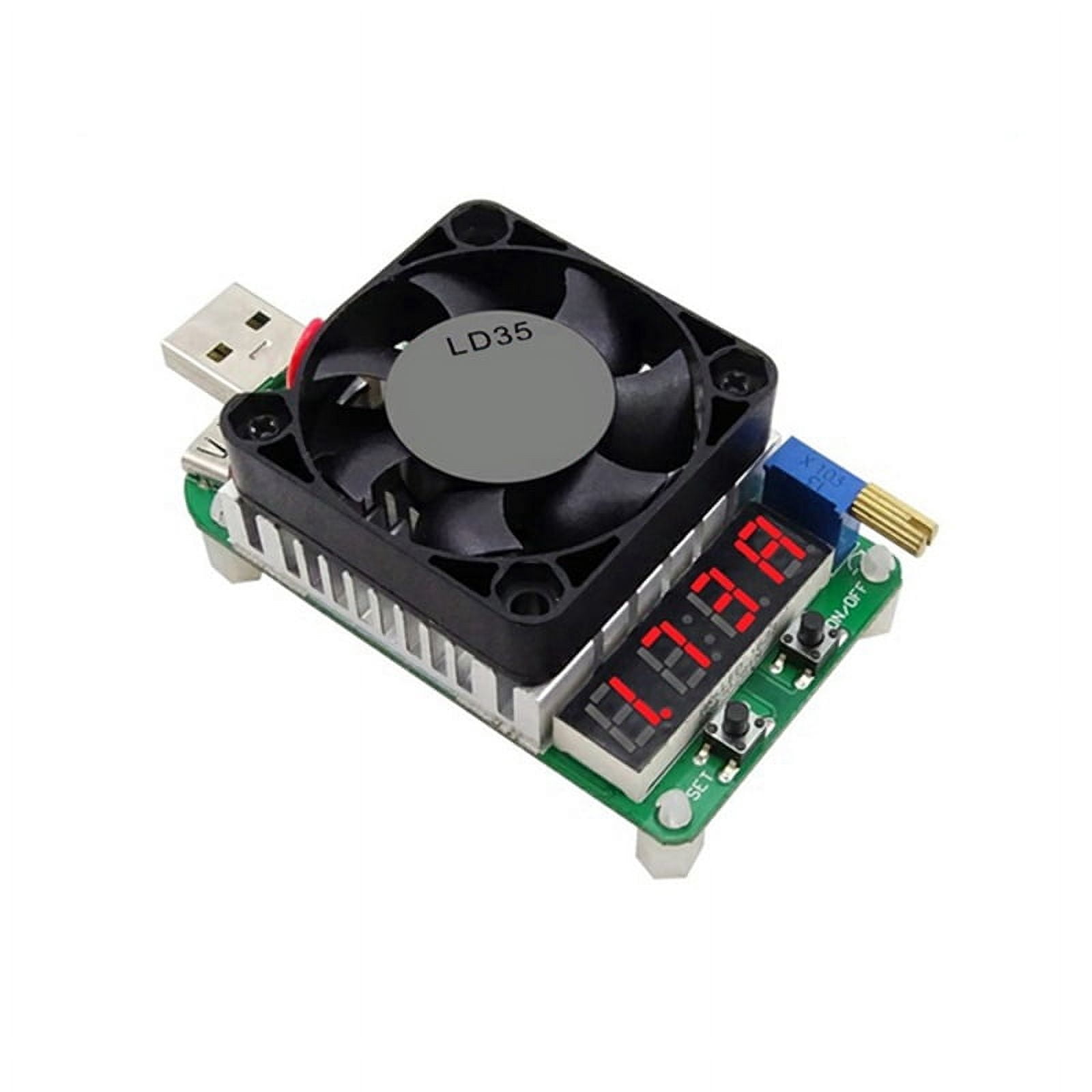 USB Electronic Load Tester Multifunctional Digital Voltage Current ...