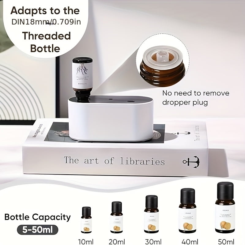 USB Essential Oil Diffuser: 3 Modes, Color LED, Auto-Circulation, for ...