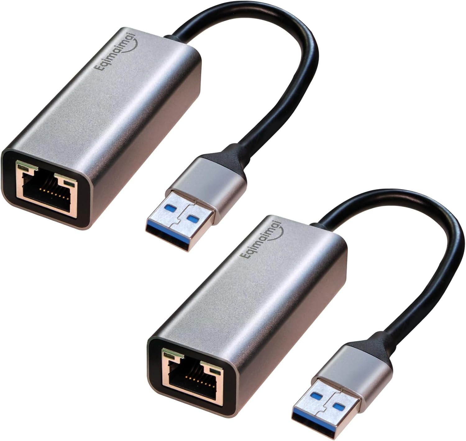 USB A Ethernet Adapter 2 Pack,2Pcs USB A to Ethernet Gigabit Network ...