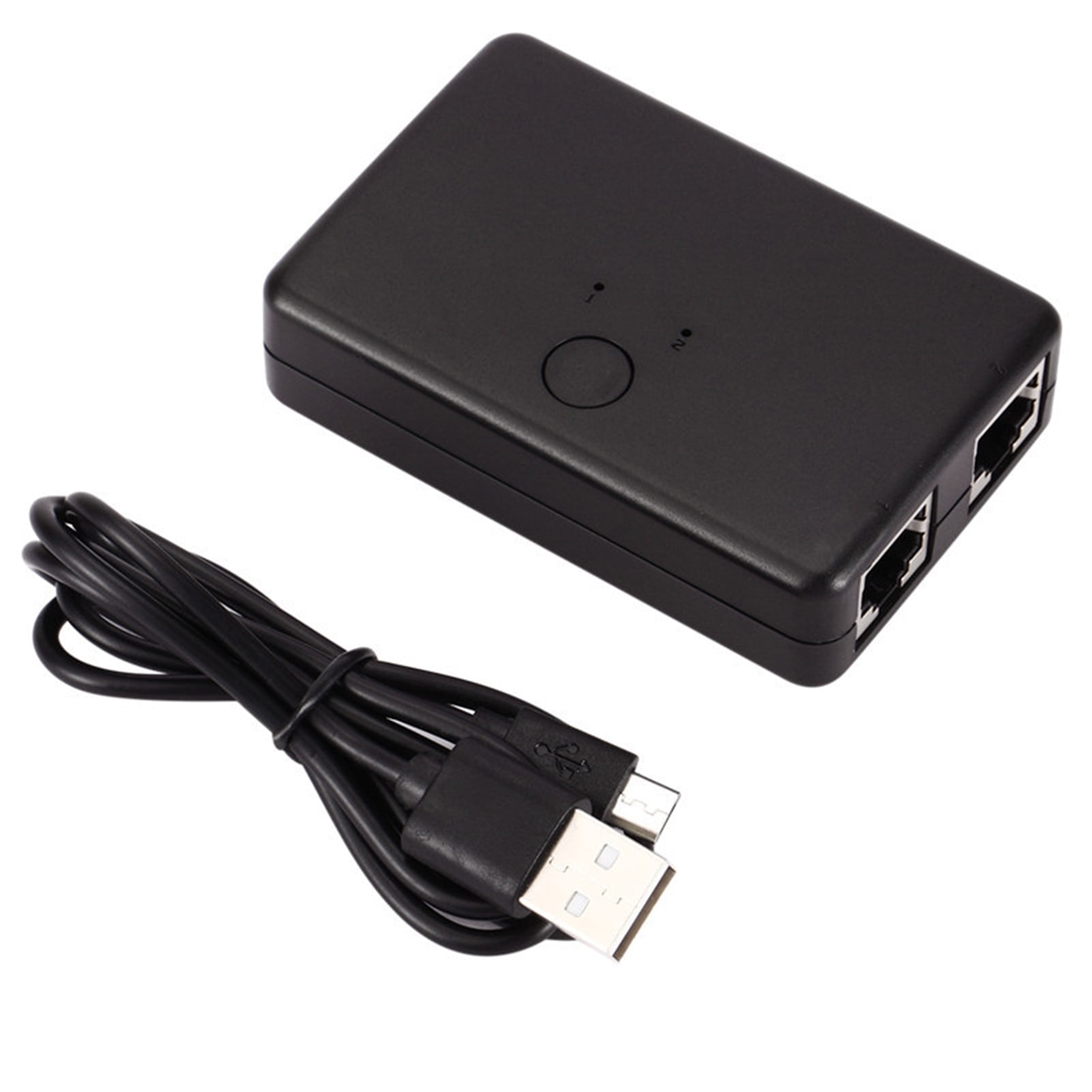 USB Ethernet Adapter - 2 Port RJ45 Lan Network Switch Hub Computer ...