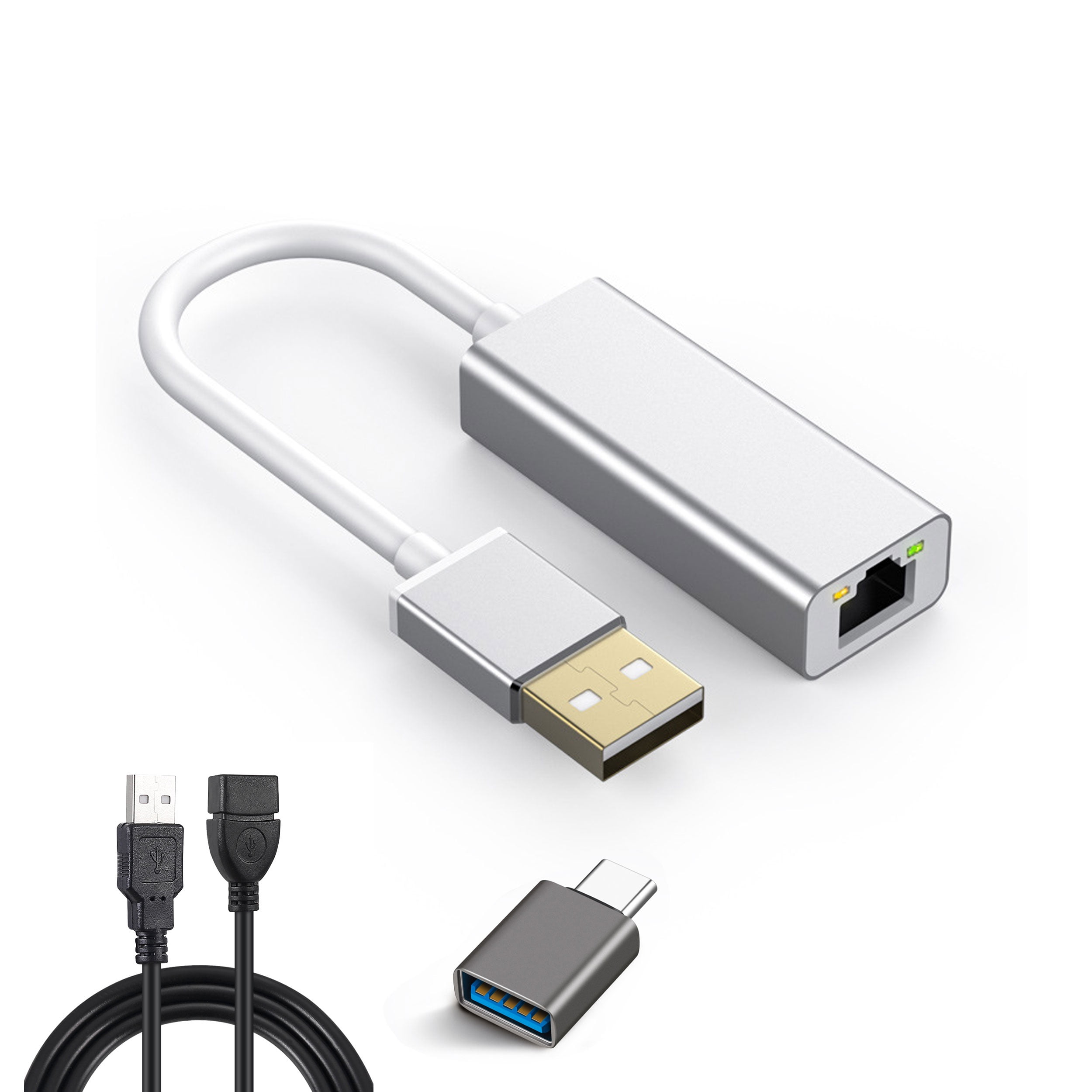 YEY USB to Ethernet Adapter, USB 3.0 to RJ45 Gigabit Network Adapter ...