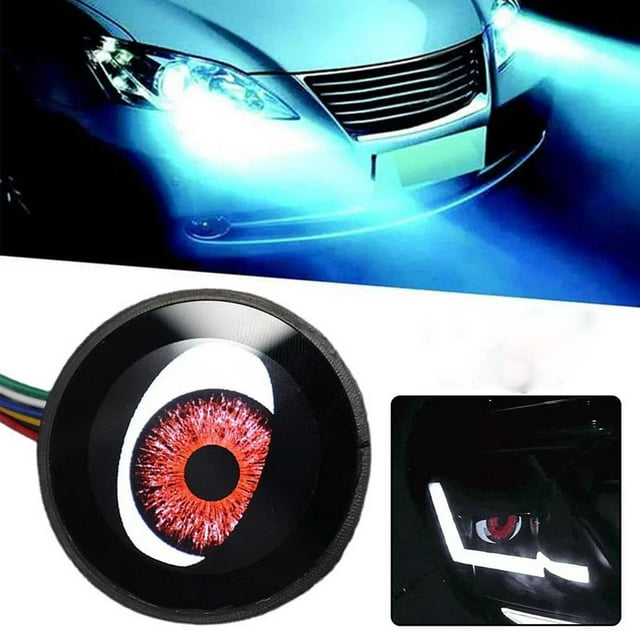 USB Evil Eyes Headlight Led Devil Eye Car 12v Headlights For Any Car ...