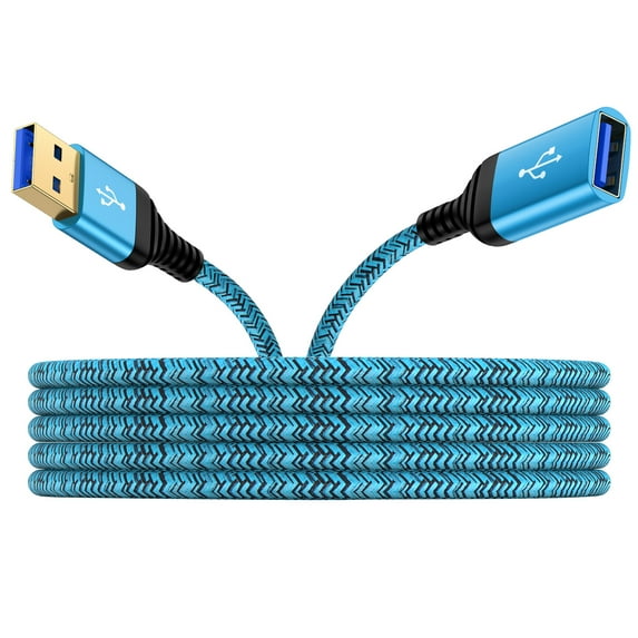 USB Extension Cable 6ft,1Pack USB Extender Cord 6ft USB 3.0 Extension ...