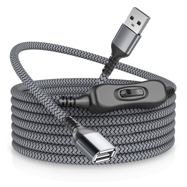 USB Extension Cable with On/Off Switch 3.3FT,Type A Male to Female ...