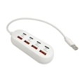 USB Extension Cable Splitter With 8 Charging Port Including 4 USB And 4 ...