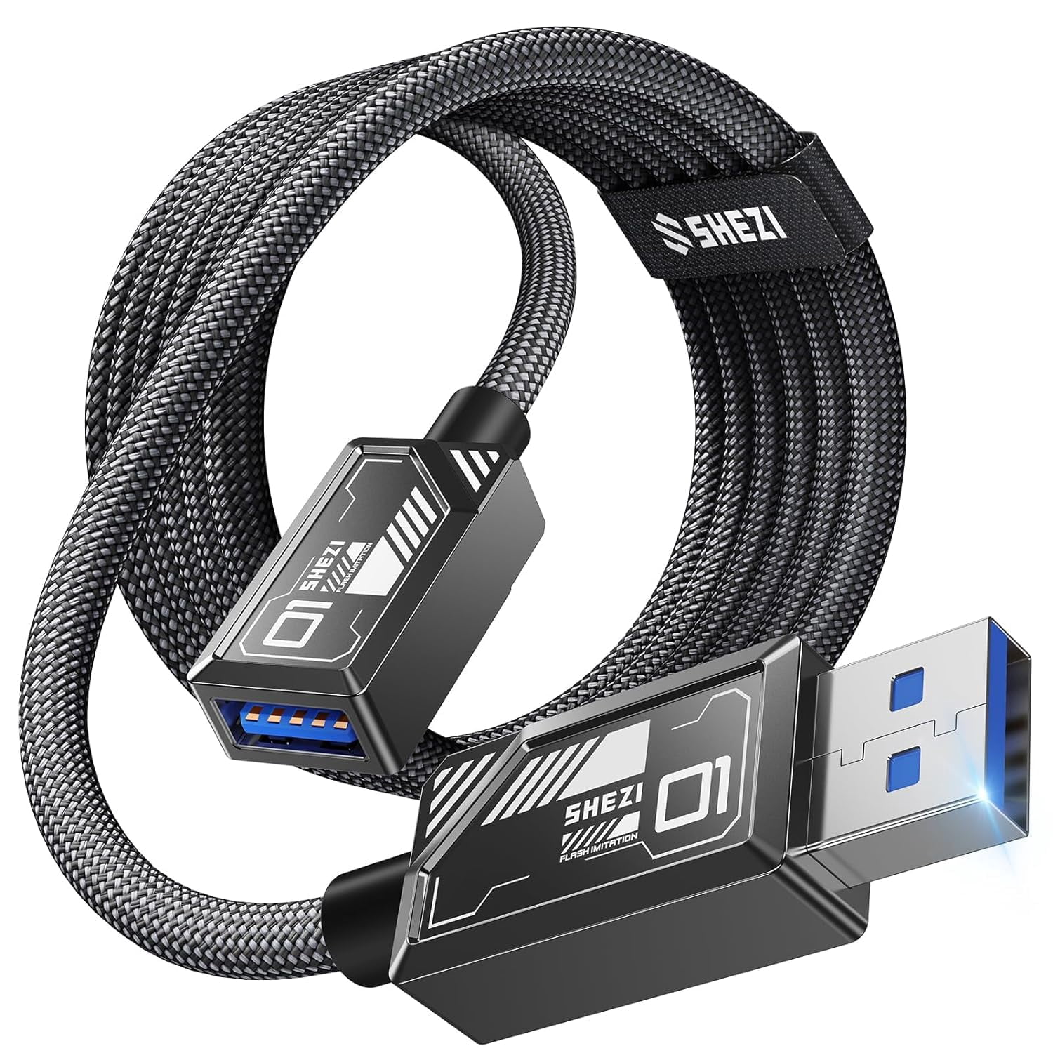 USB Extension Cable, USB 3.0 Extension Cable Type A Male to Female USB ...