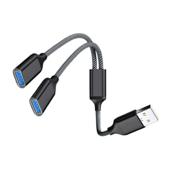 USB Extension Cable, USB Power Splitter Male to Female Adapter USB Port ...