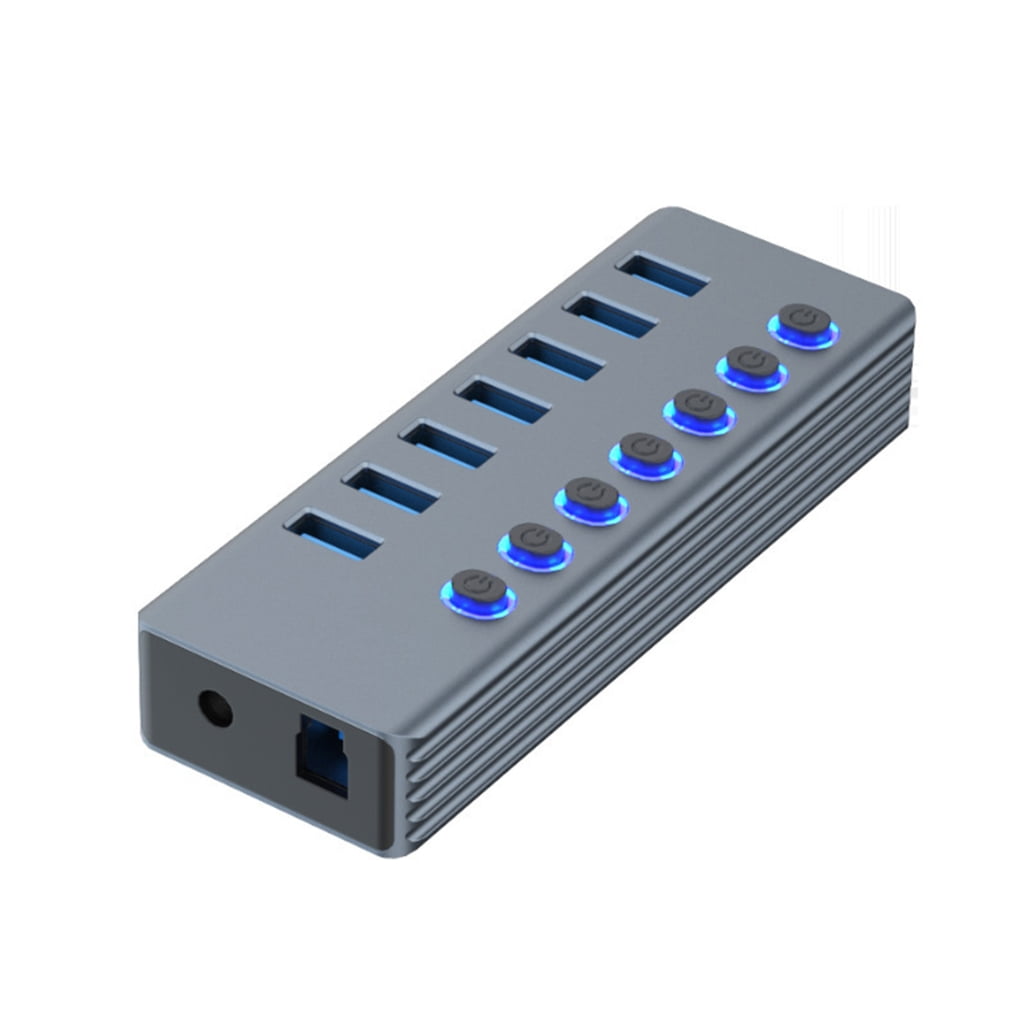 USB Extension Hub With 7 Port And Individual LED Indicators for ...