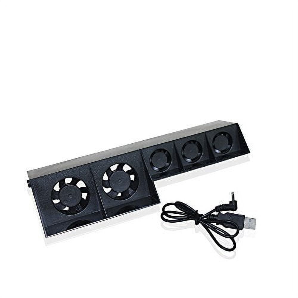 USB External 5-Fan Super Turbo Temperature Cooling Fan Cooler for PS4 ...