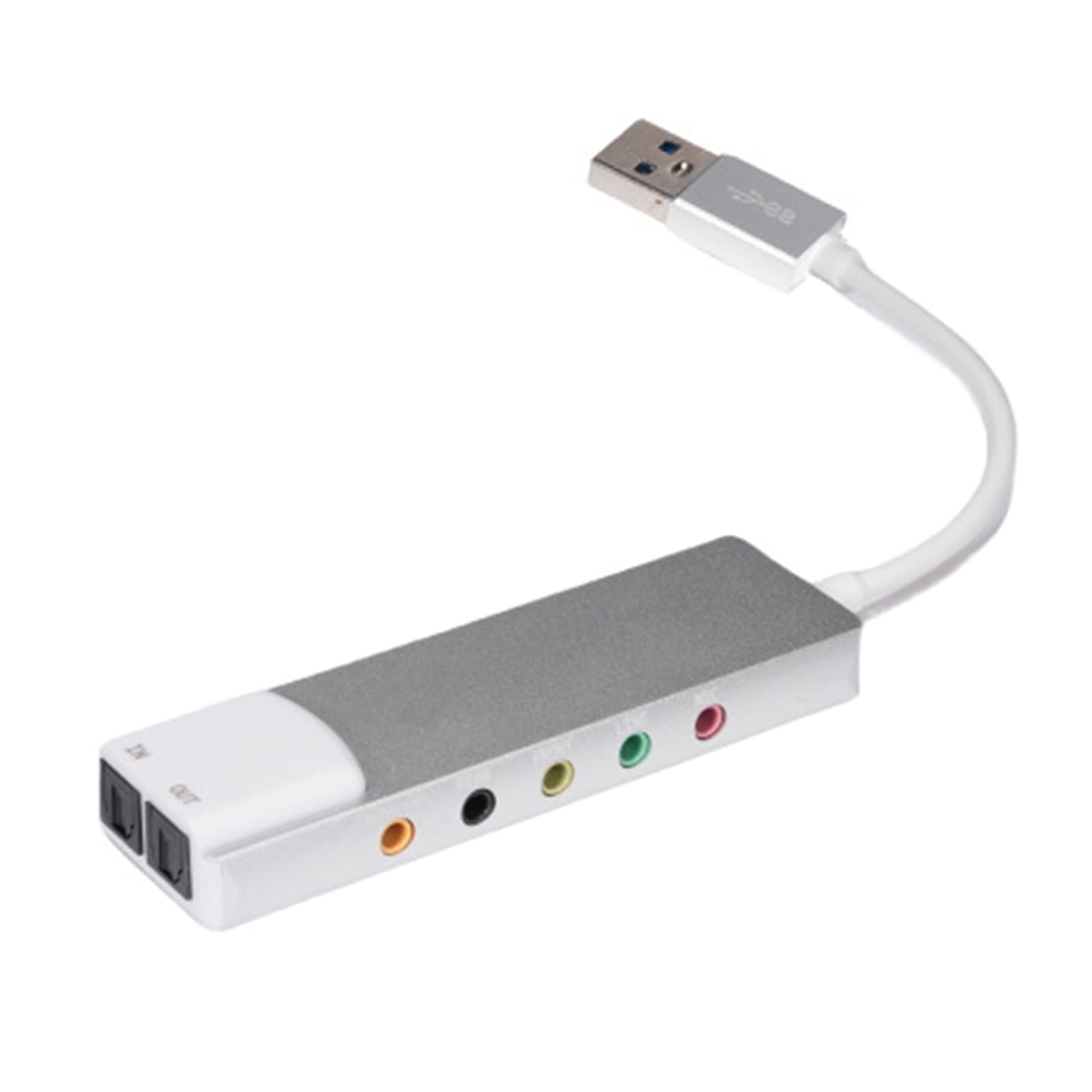 USB External Sound Card with SPDIF Digital Sound for 5.1 & 7.1 Surround ...