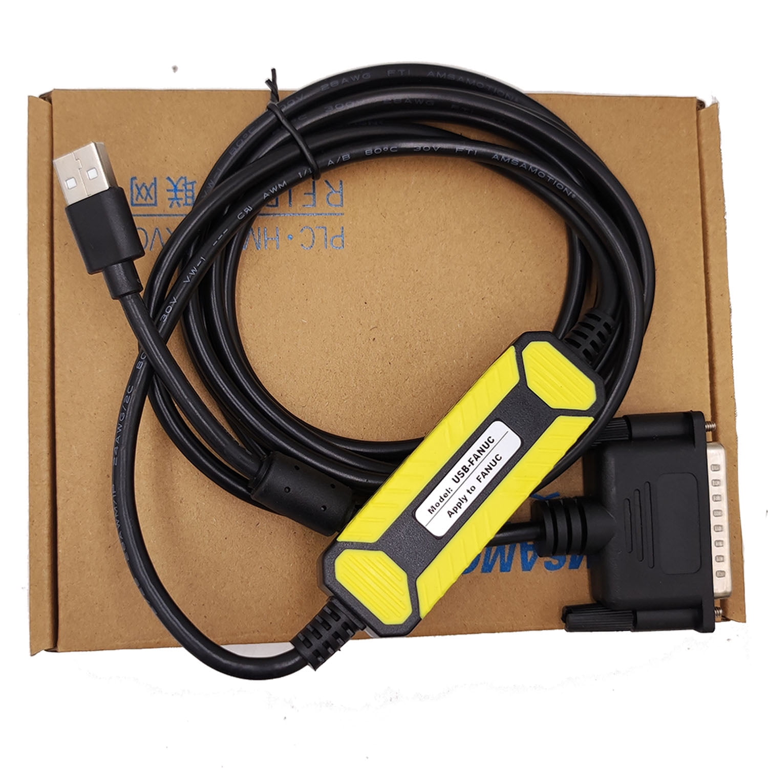 USB-FANUC CNC Programming Cable, USB to RS232 Data Transfer USBConvert ...