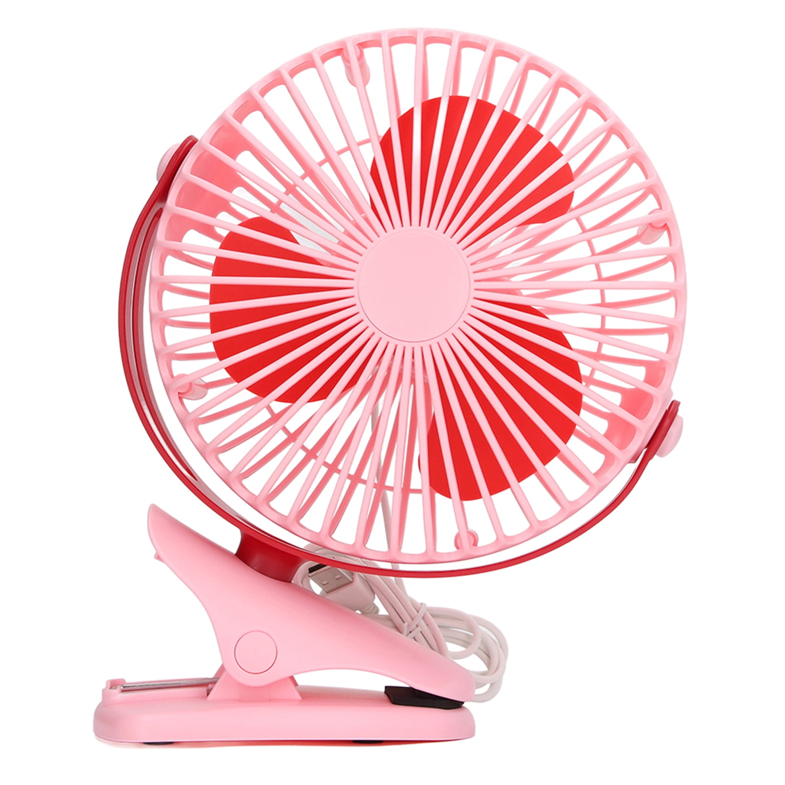 USB Fan Angle Adjustable Portable Clip On Fan for Home Car Dorm ...