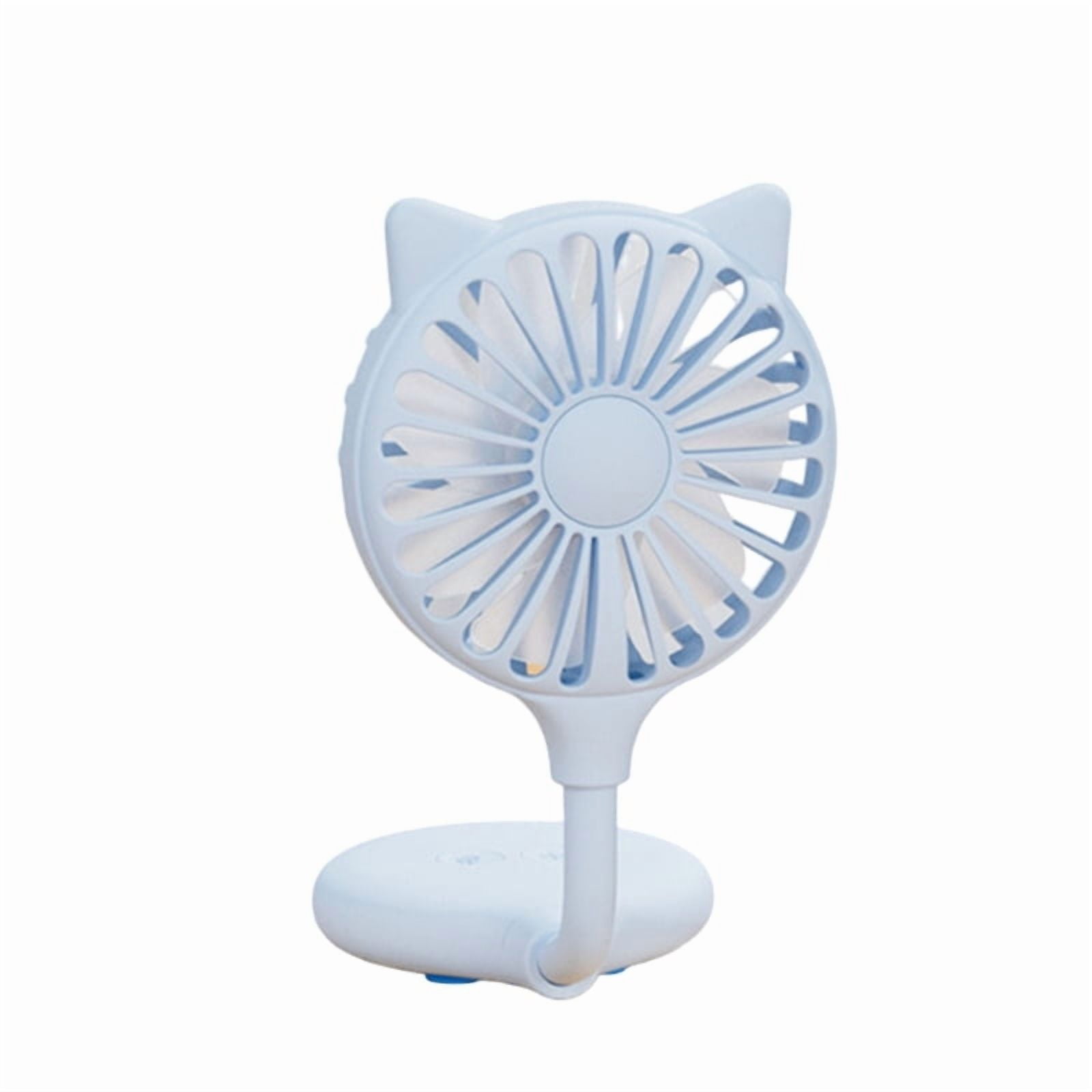 USB Fan Desk Fan Small Pocket Fan Foldable Fan with Suction Cup ABS ...