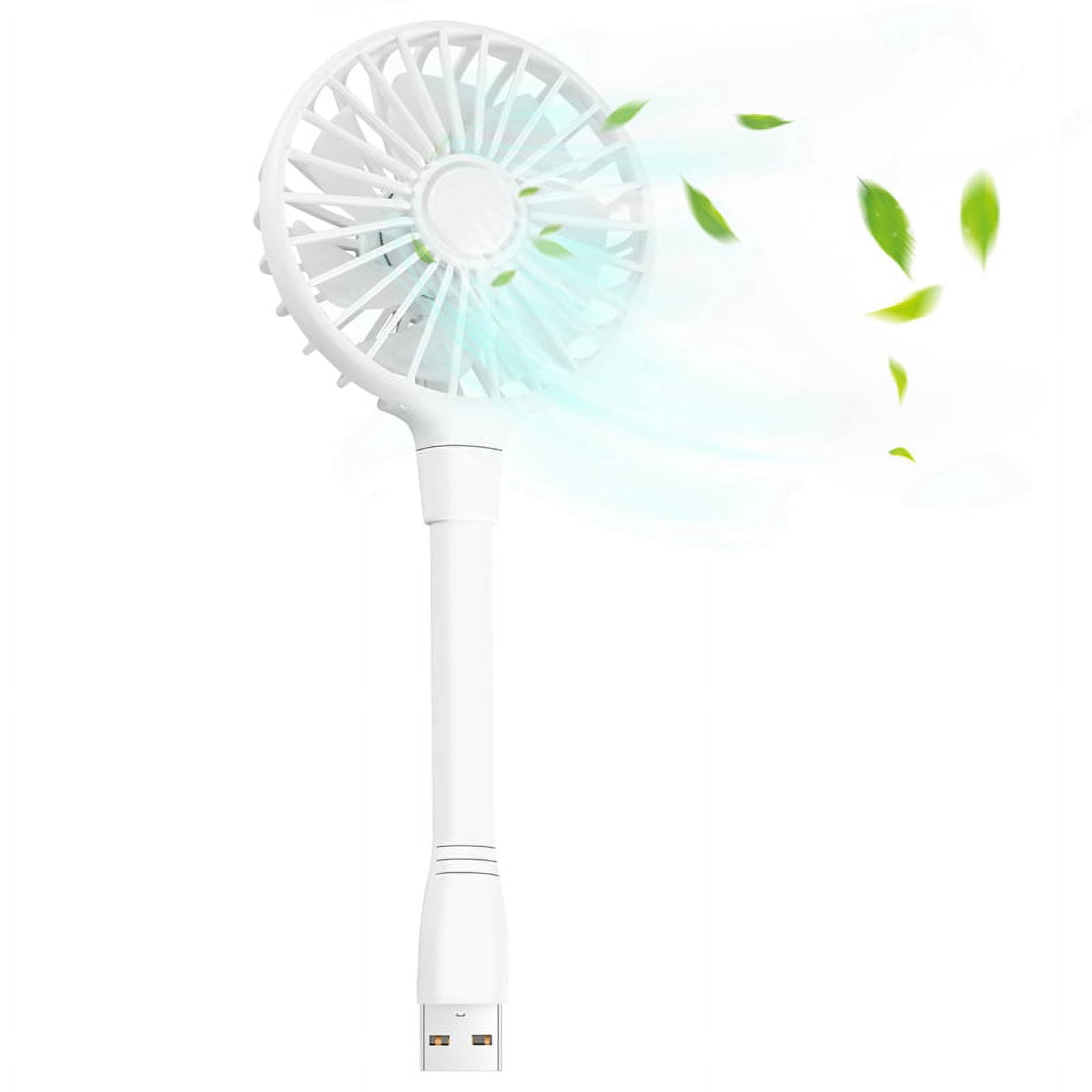 USB Fan Mini with Swan Neck Flexible Cooling Portable for Laptop Mobile ...