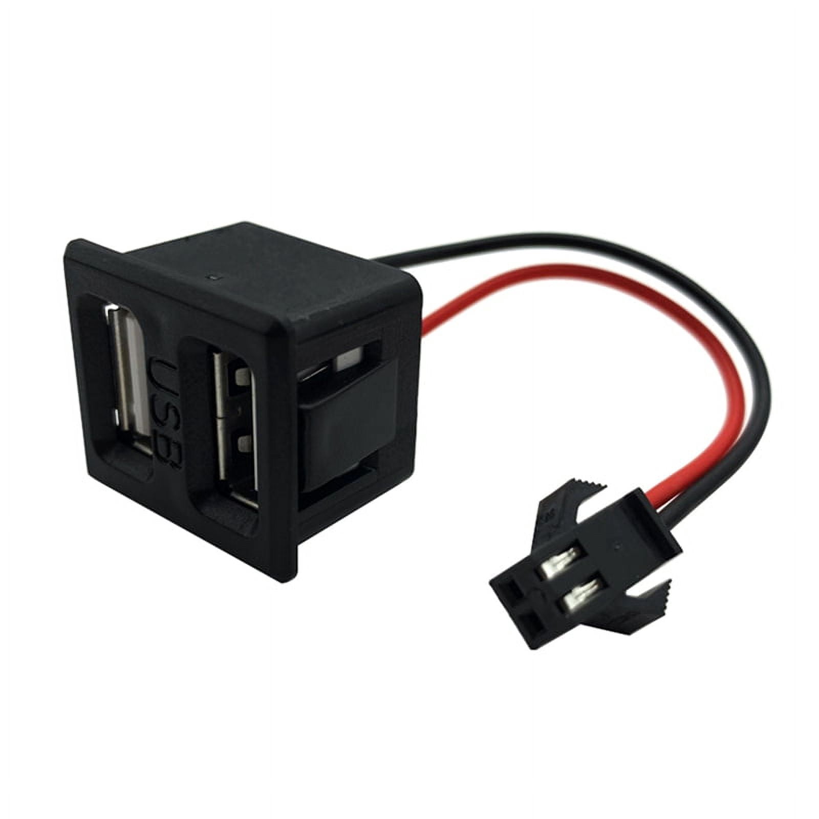 USB Female Base Type-C Double-Layer Socket A Lamp Charging Power with ...