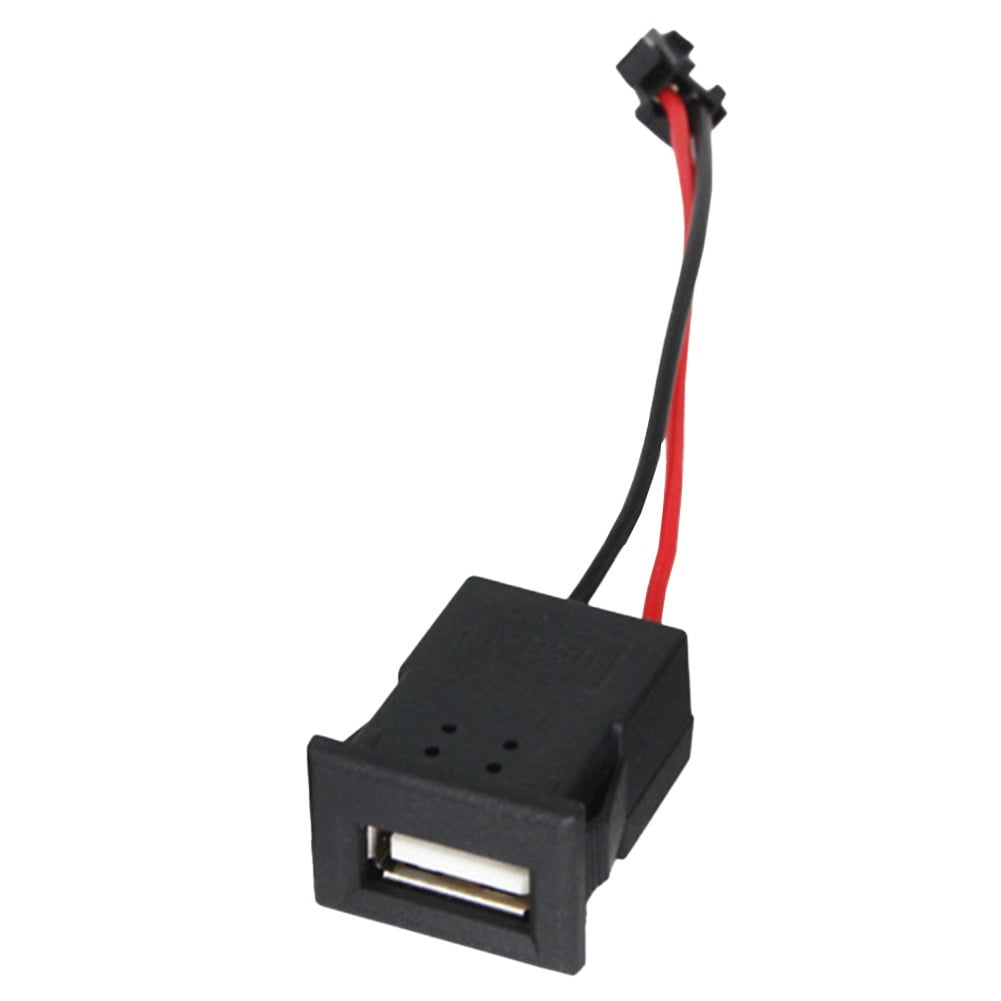 Usb Female Power Usb Charging Port Connector With Cable Terminals ...