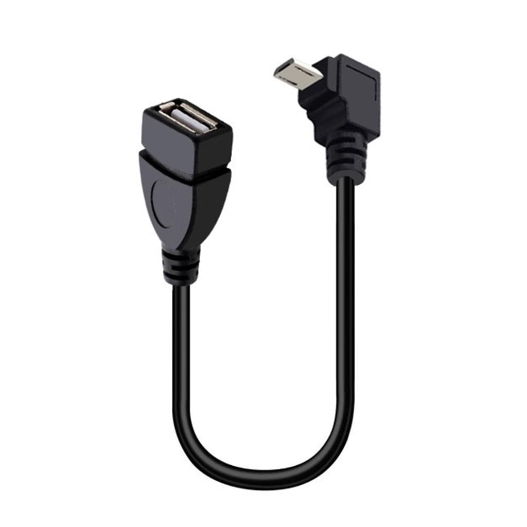 USB Female To USB Male OTG Adapter 90Degree Angled Design For Space ...