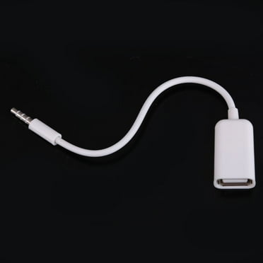 USB Male to 3.5mm Male TRS Headphone Audio Adapter Aux Stereo Jack to ...