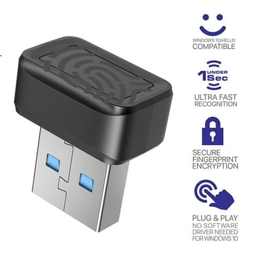 ECOID FINGERPRINT READER USB FOR WIN 7/8/10 & WINDOWS HELLO - Walmart.com