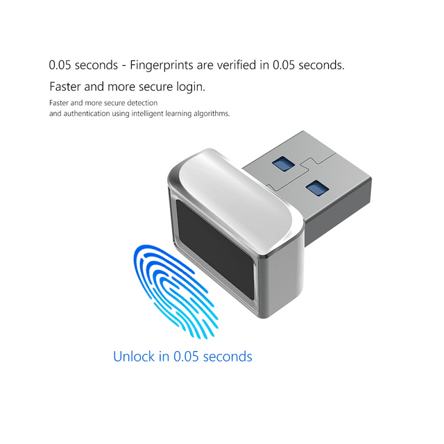 USB Fingerprint Reader Module for Windows 7 10 11 Hello Biometric ...