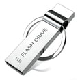 USB Flash Drive 1T/1000G Memory Stick Metal Thumb Drive with Keychain ...