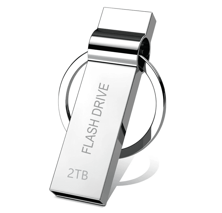 2TB USB Flash Drive, Metal Thumb Storage, High-Speed, Waterproof ...