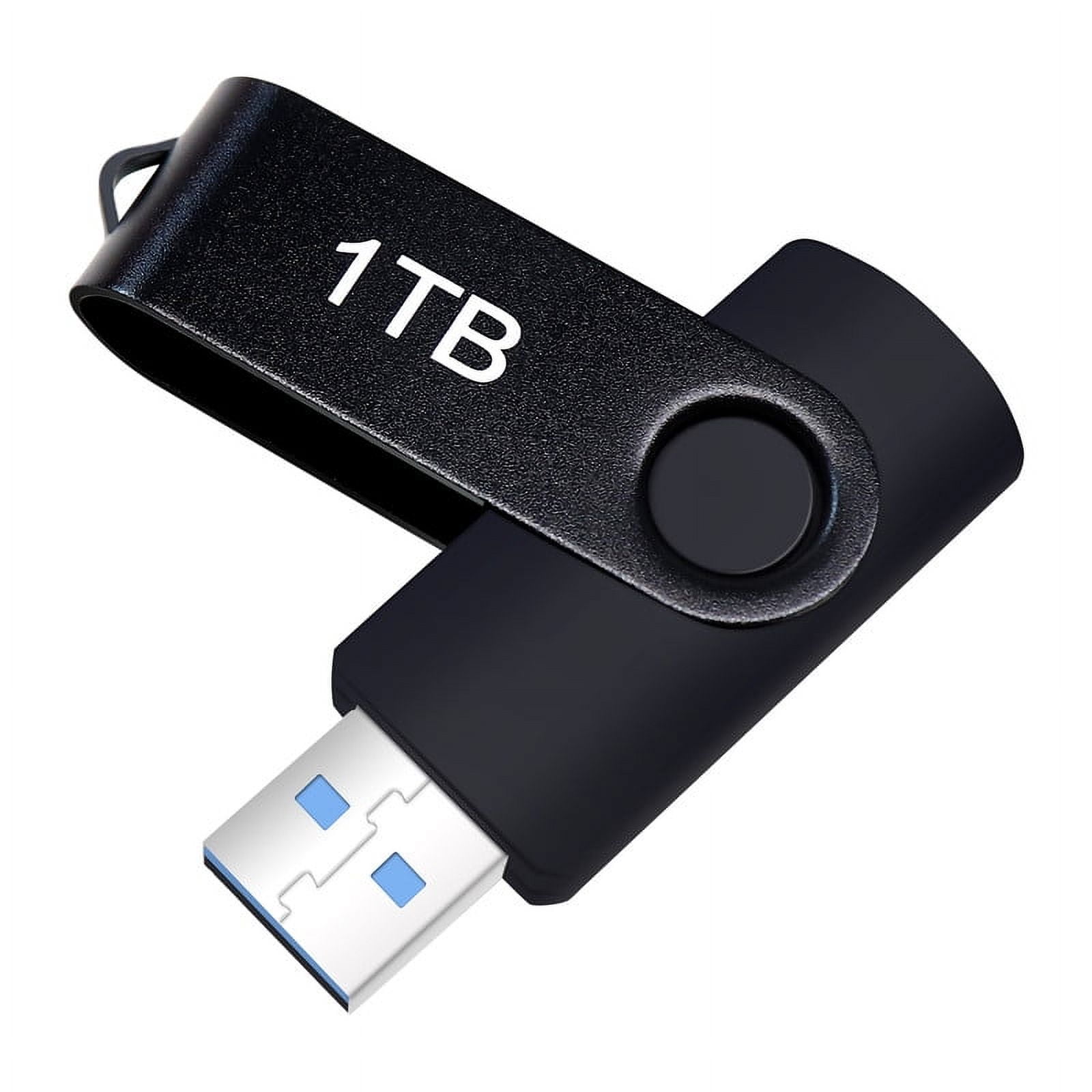 USB Flash Drive BLACK1TB: Portable Thumb Drive with Keychain - Walmart.com