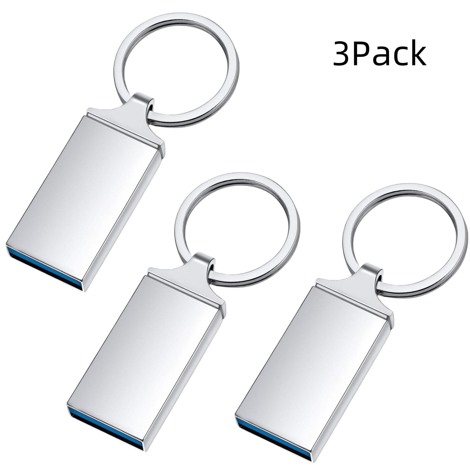 USB Flash Drives 64GB, 3 Pack 64GB Retractable Thumb Drives, USB 3.0 ...