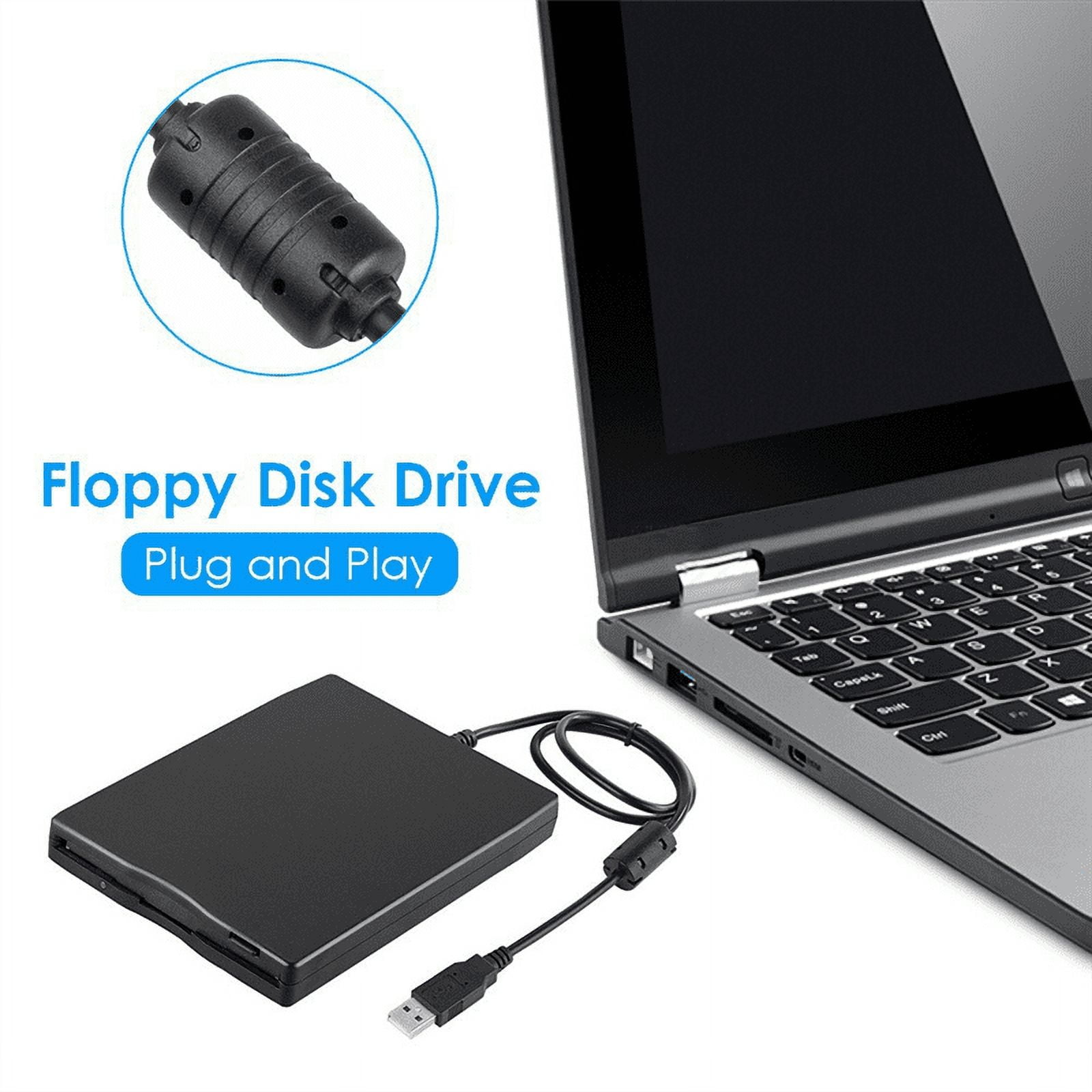 USB Floppy Disk Reader Drive 3.5In External Portable 1.44 MB FDD ...