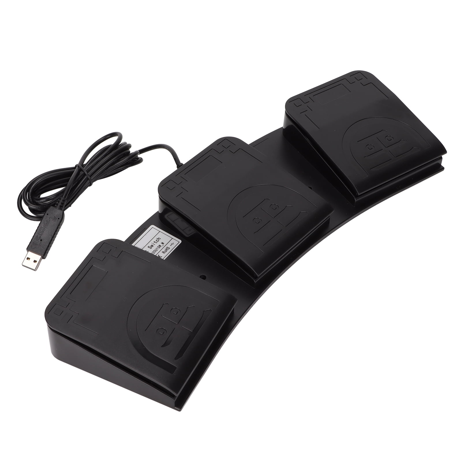 USB Foot Pedal Triple Keys MIDI Controller Mechanical Switch ...