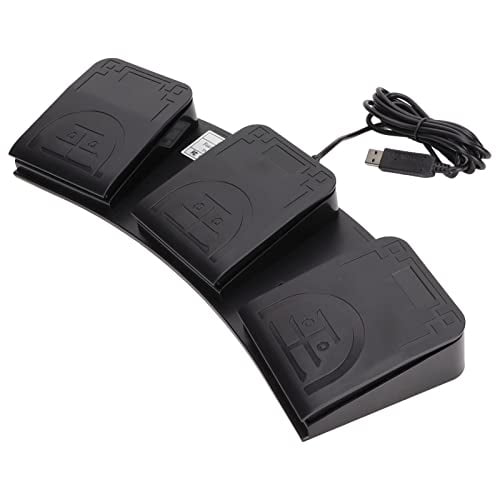 USB Foot Switch,3 Key PC USB Triple Foot Switch Pedal,Three Program ...