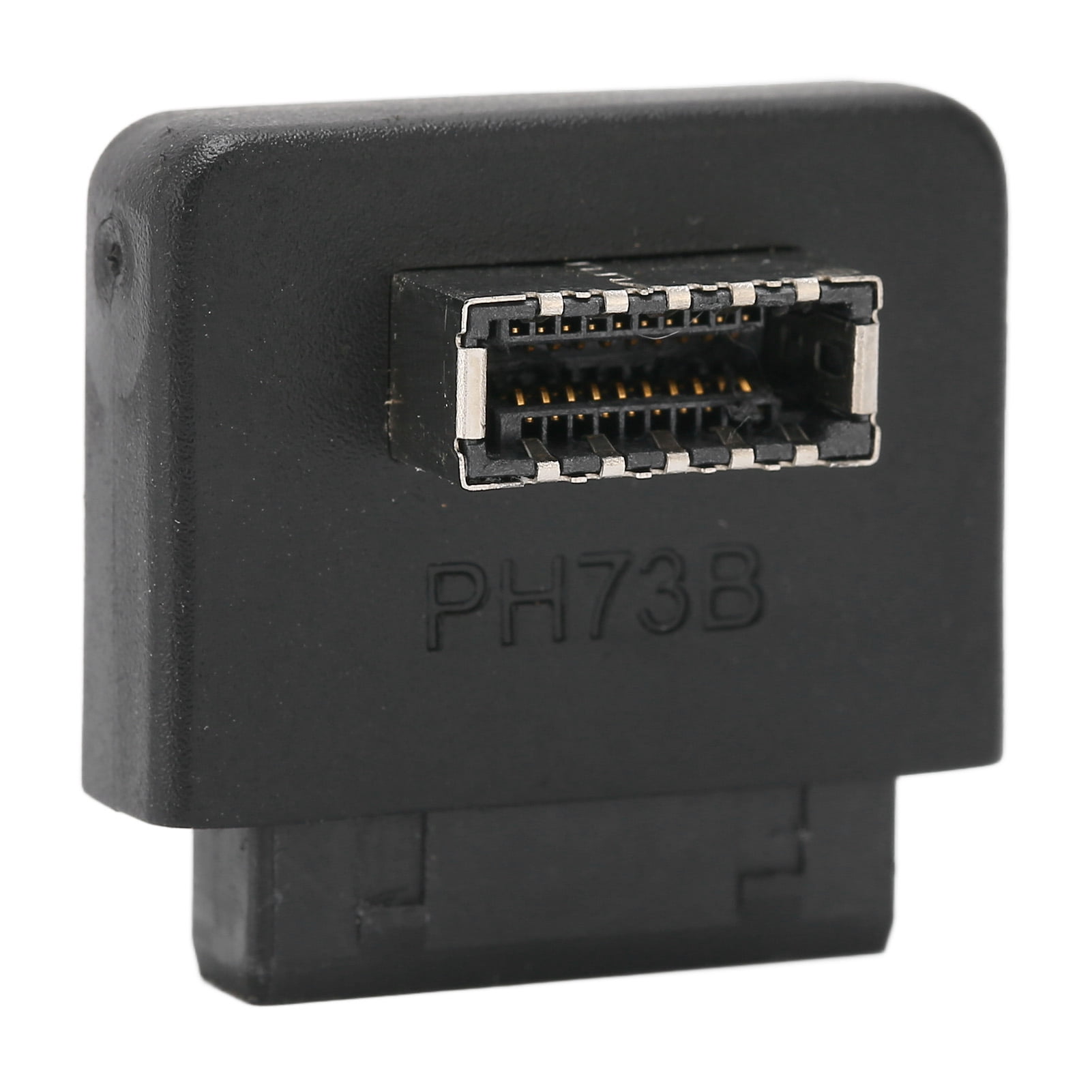 USB Front Panel Adapter 90° ABS Wide Applicability USB3.0 20pin to TYPE ...