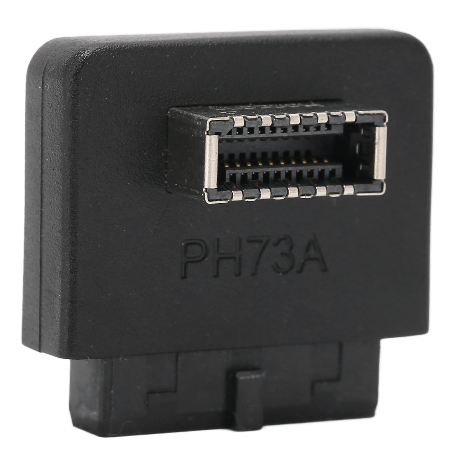 USB Front Panel Adapter 90° ABS Wide Applicability USB3.0 20pin to TYPE ...