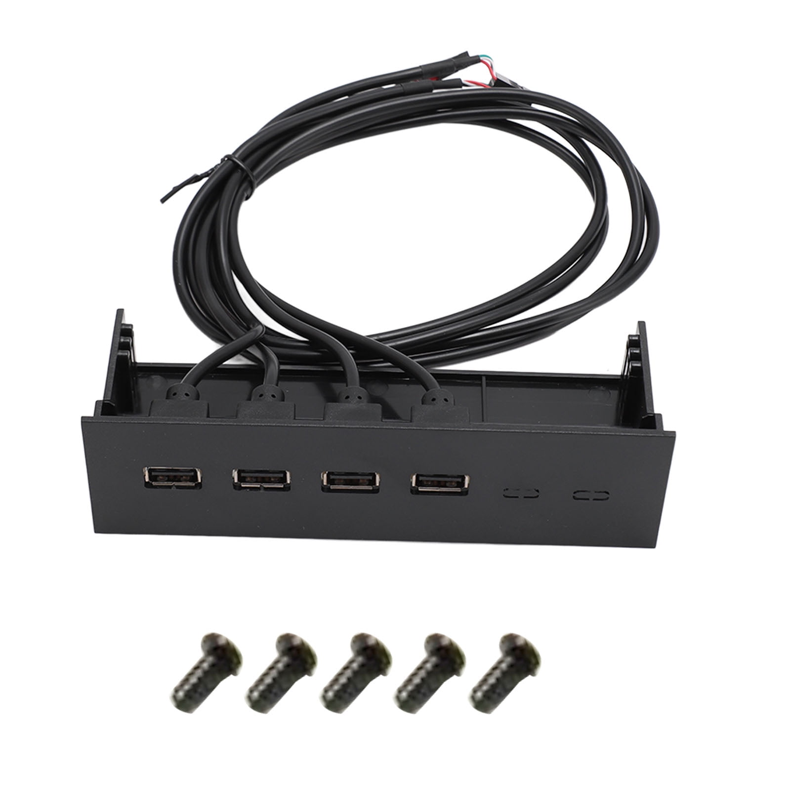 USB Front Panel Hub 5.25in 4 Ports High Speed Stable Plug and Play Optical Drive Front Panel for ...